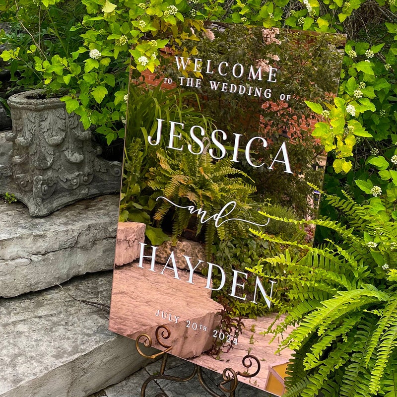 Mirror Welcome Sign - Etsy