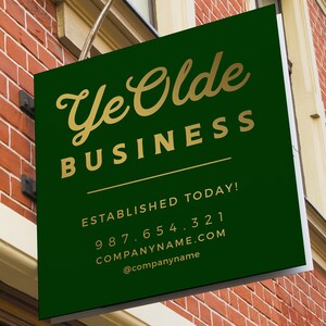 Custom Decal Old Fashioned, Vintage Storefront Window Sticker, Logo ...