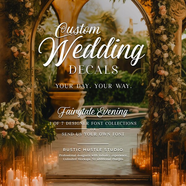 Wedding Vinyl Decals - Etsy