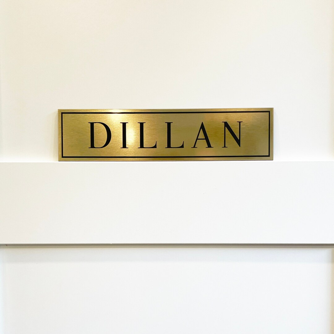 Custom Cubby Nameplate, Personalized Varsity Gym Locker Labels ...