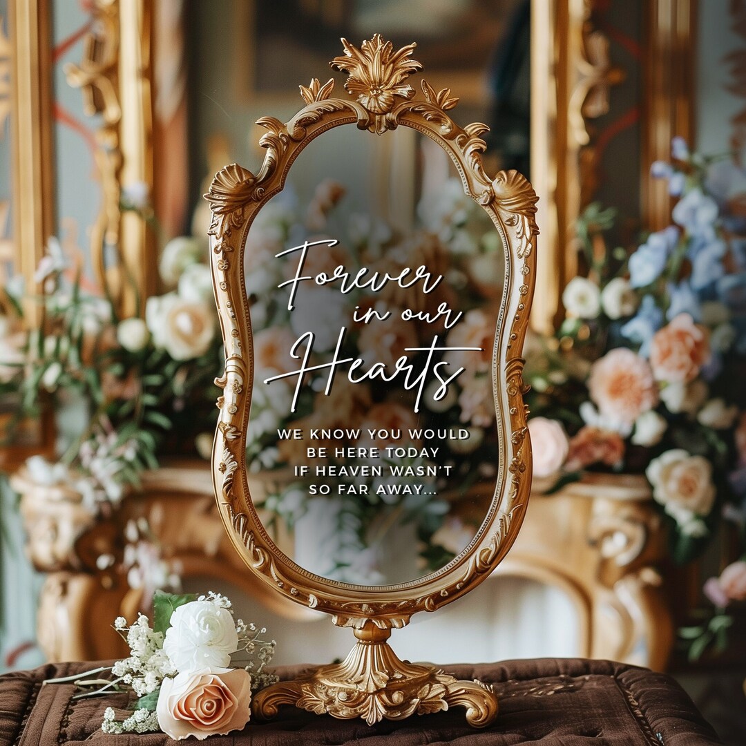 Forever in Our Hearts Vinyl Decal Sticker DIY Loving Memory Memorial ...