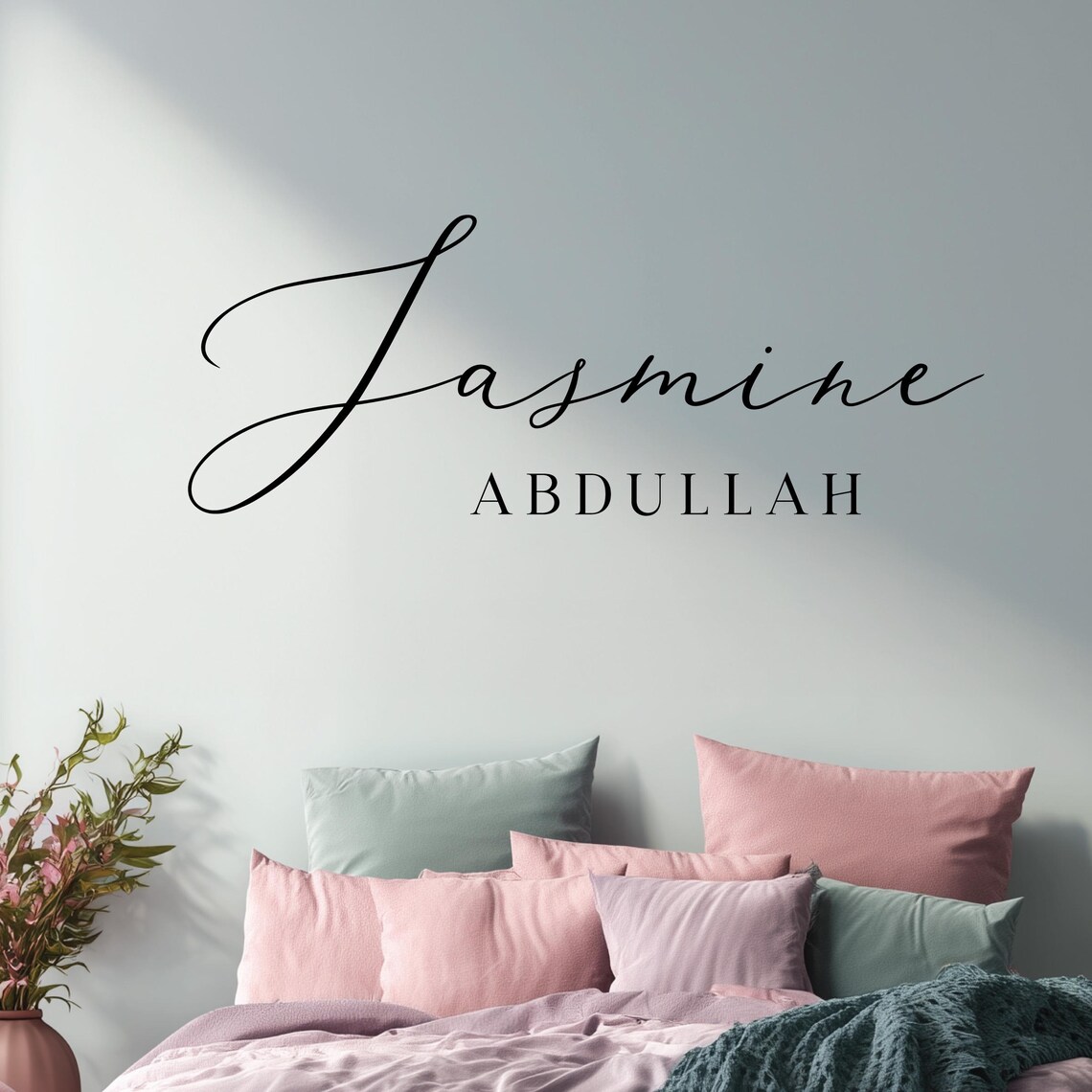 Custom Cursive Name Vinyl Wall Decal: Kids Room Decor - Etsy