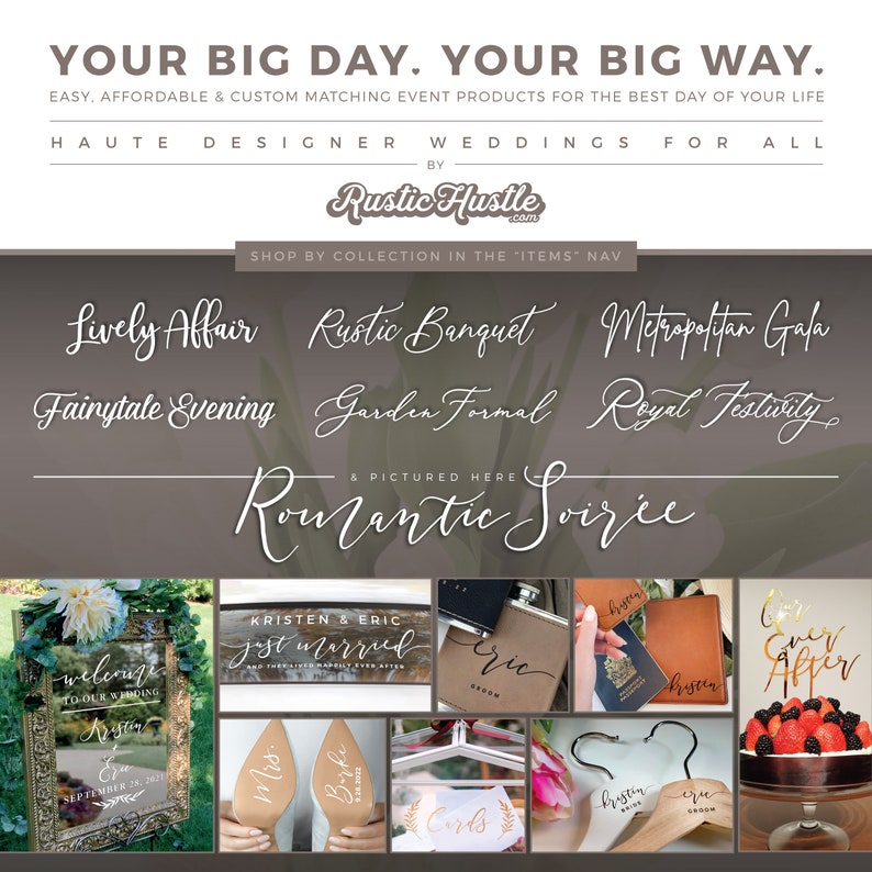 Welcome Wedding Entry Sign Custom Vinyl Decal Sticker for - Etsy