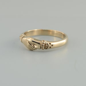 Traditional Fede Ring Made to Your Size in 9ct Gold - Etsy