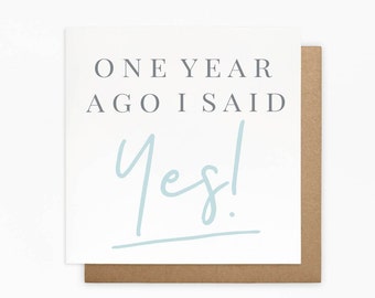 One Year Until We Become Mr & Mrs Wedding Countdown Card 365 - Etsy