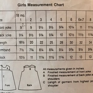 READY TO Smock-girls Yoke Dress Sizes 1-6 Choose A Print/white Inset ...