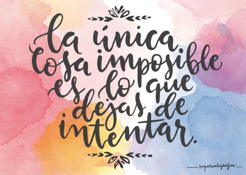 Intentar A5 Print - Etsy