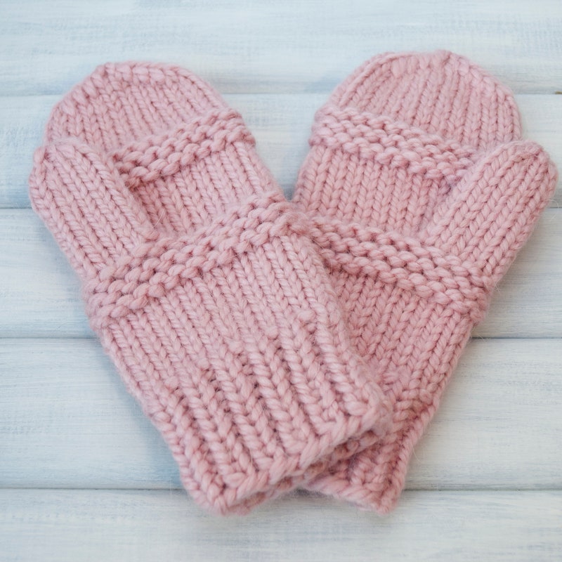 Pink Mittens - Etsy