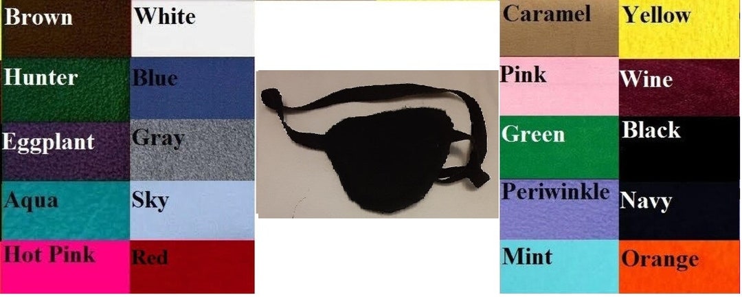 Eye Patch Lazy Eye Patch CHOOSE Color - Etsy