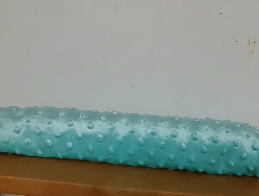 Choose Color Minky Dot Fleece Fabric Window Door Draft Stopper, Door ...