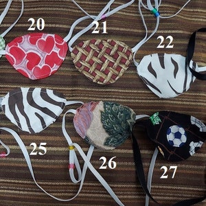 Eye Patches Lazy Eye Patch CHOOSE Design - Etsy