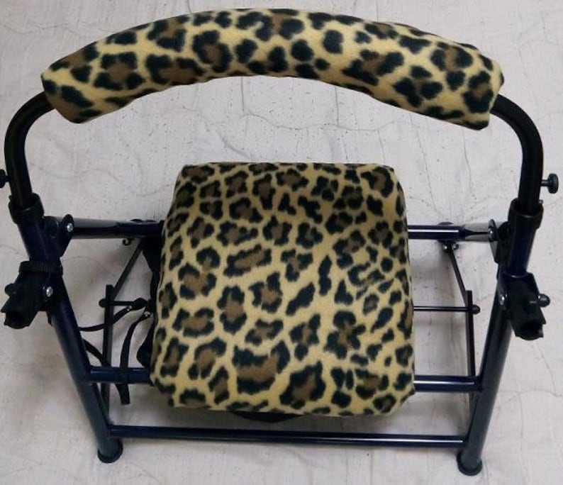 Fleece Rollator Walker Seat Cover or Bar Cover or (seat Cover and Bar ...