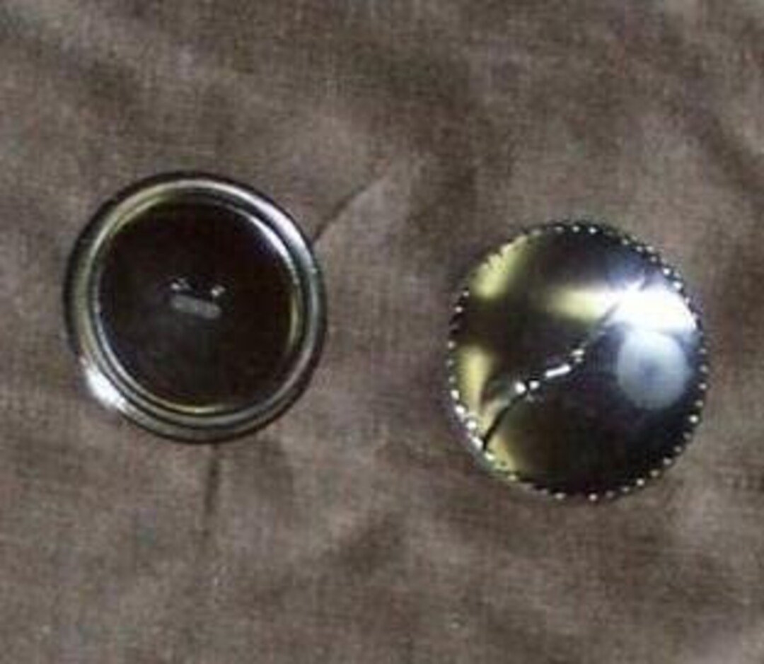 Half Ball Aluminum Buttons to Cover With Fabric, No Tools Necessary ...