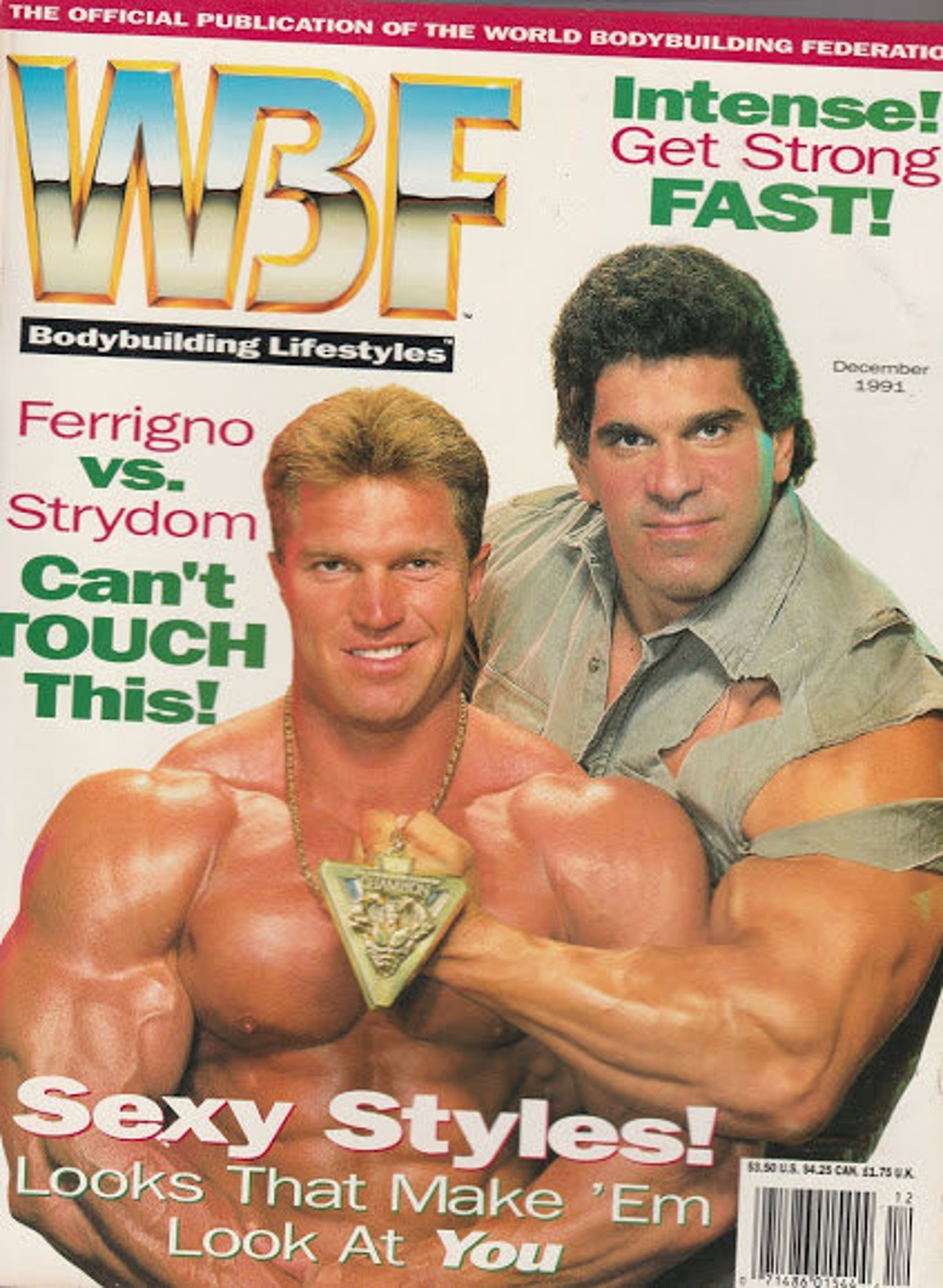 WBF Bodybuilding Lifestyles Magazine 1991 December Lou | Etsy