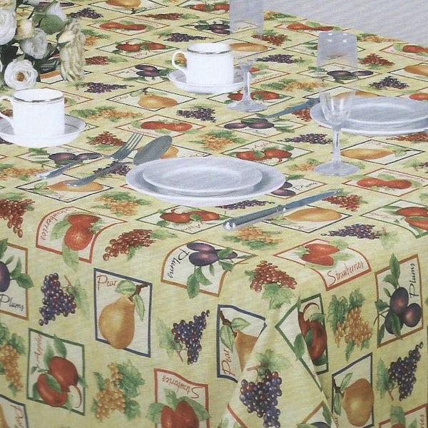 Fruit Tablecloth - Etsy