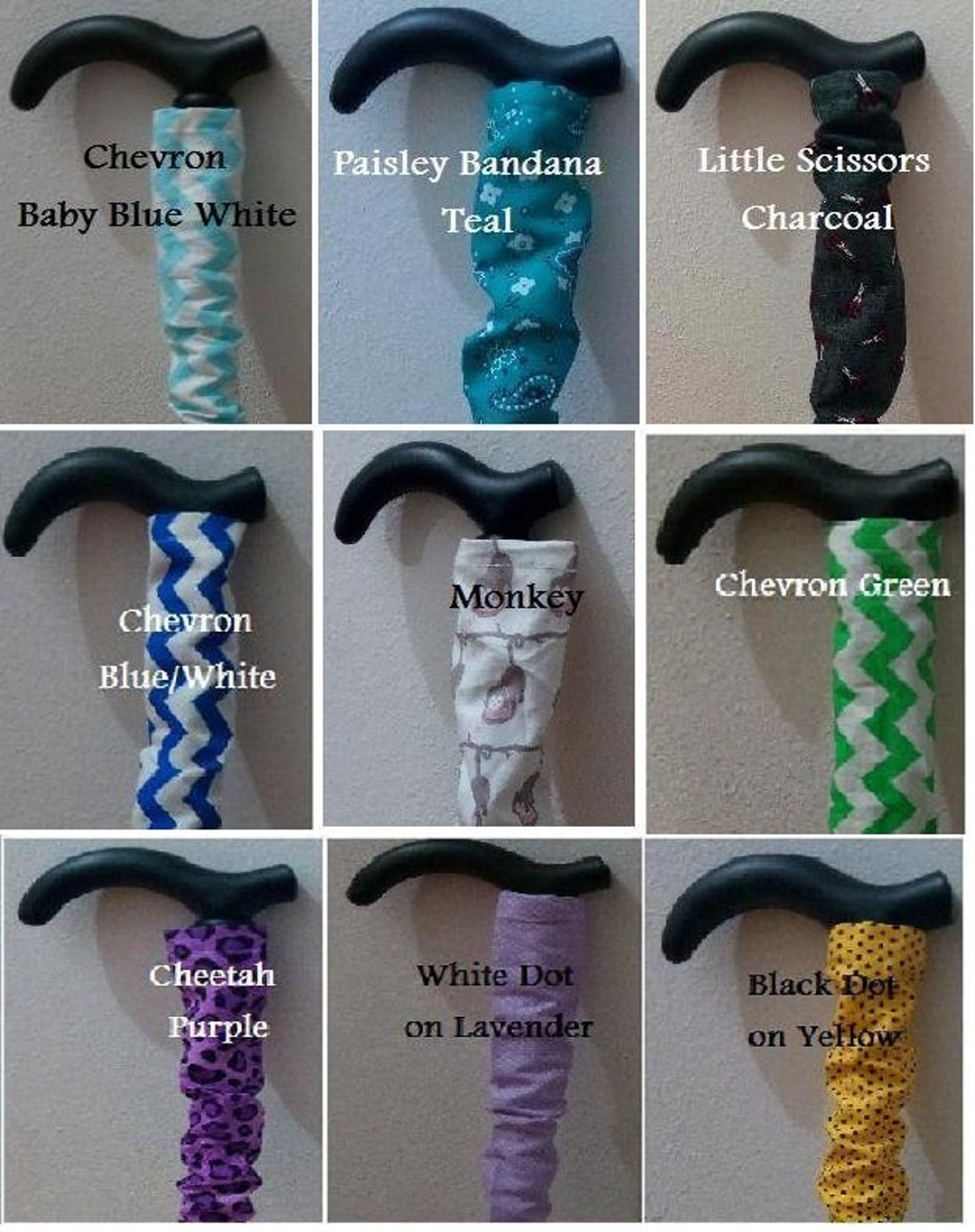 Cotton Slip-on Walking Cane Cover Cane Sock Cane Sleeve - Etsy