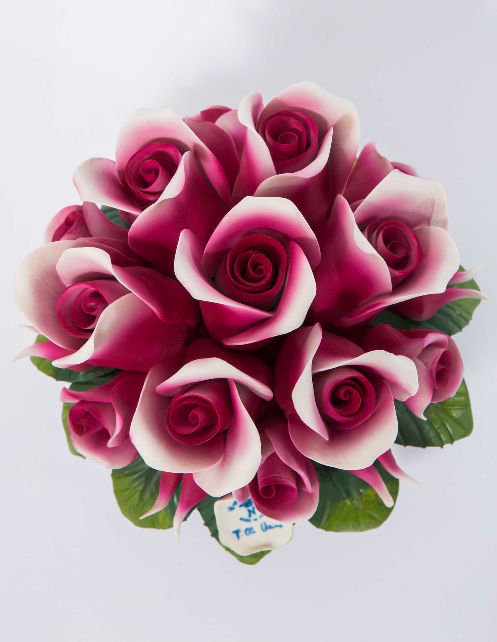 Roses Capodimonte Porcelain Centerpiece Made by Hand in Our - Etsy ...