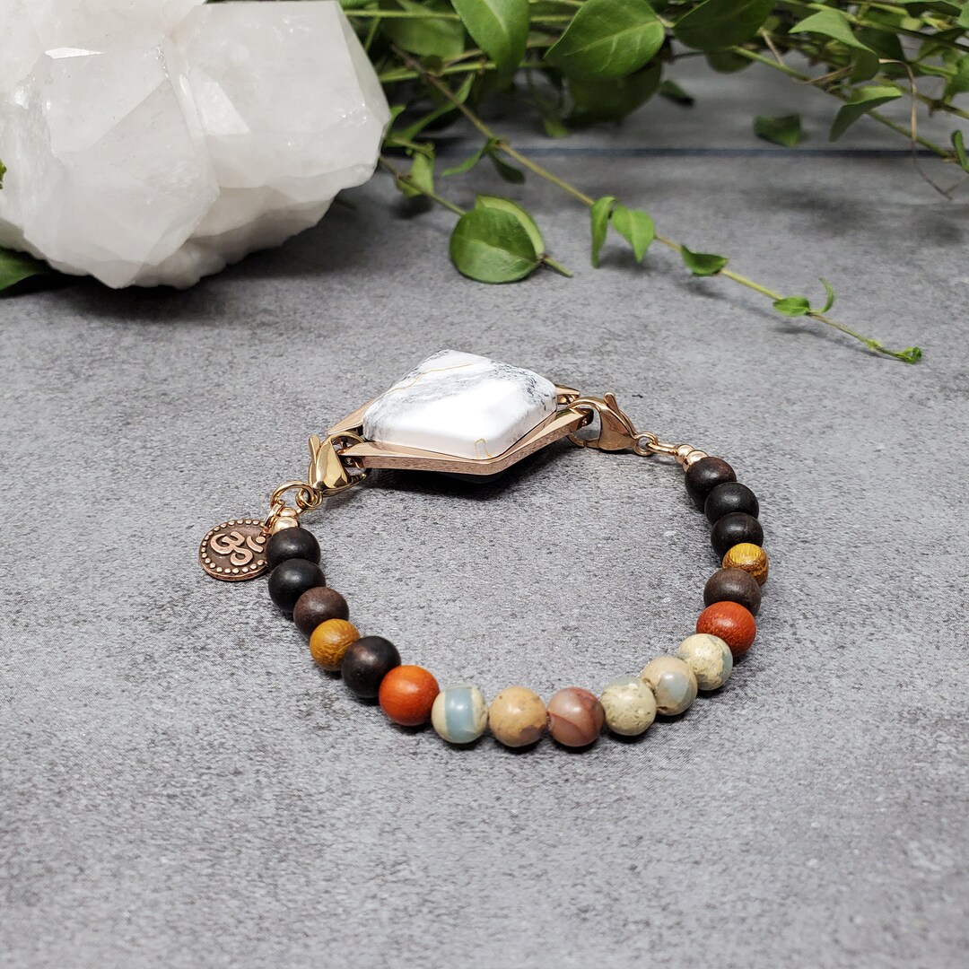 Grounding Earth Bracelet | Jasper & Wood | Handcrafted Wellness Jewelry ...