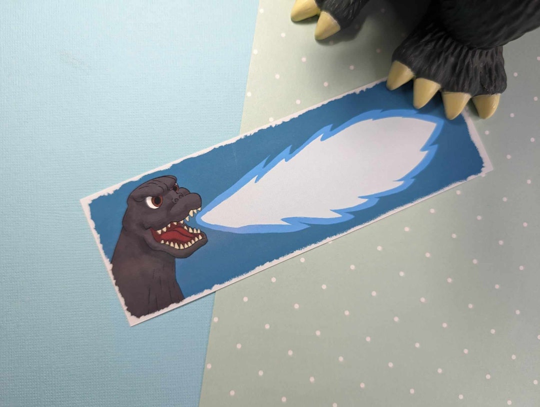 Godzilla Bookmark - Etsy