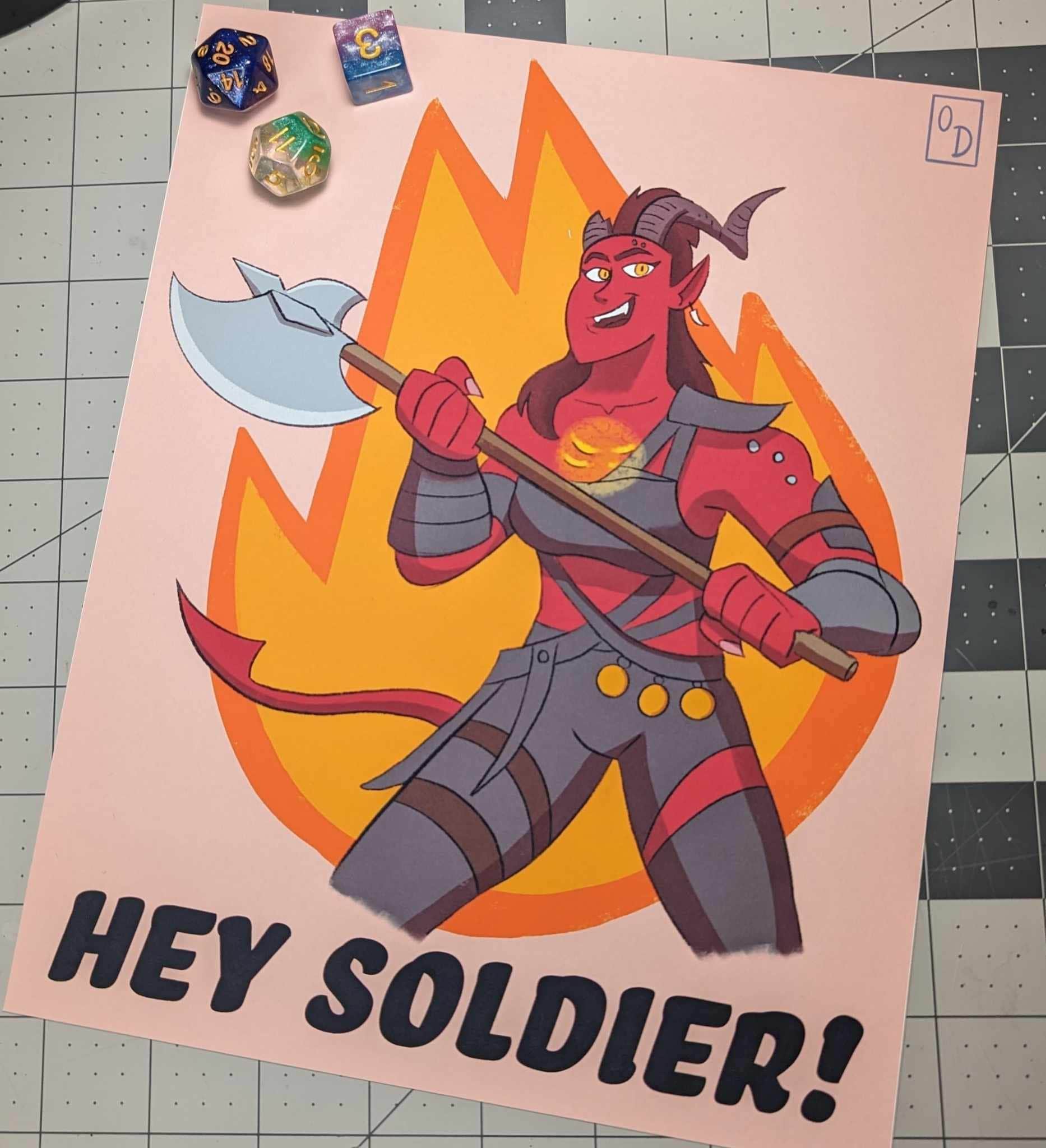 Karlach Fan Art Print - Etsy