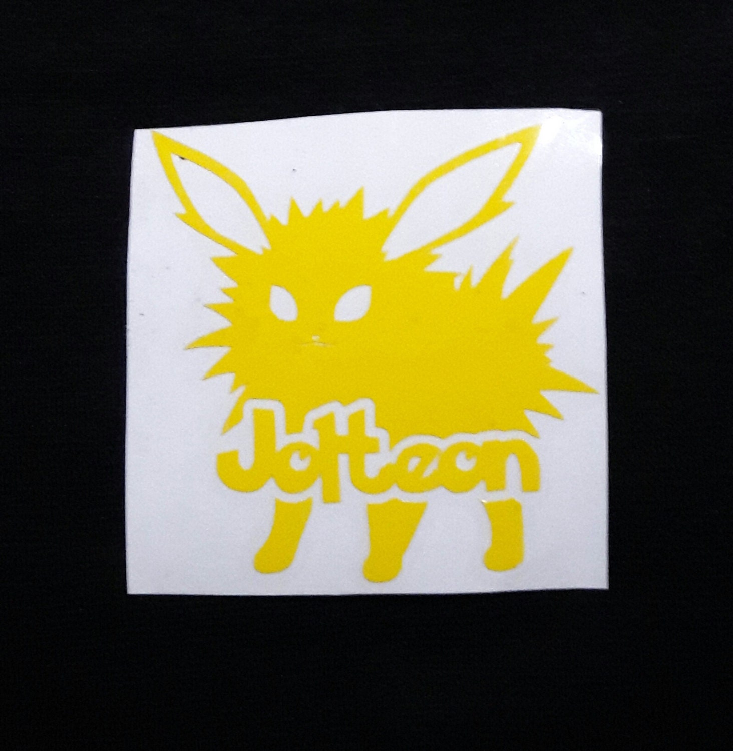 Pokemon Go Jolteon Sticker Decal Car iPhone Laptop - Etsy