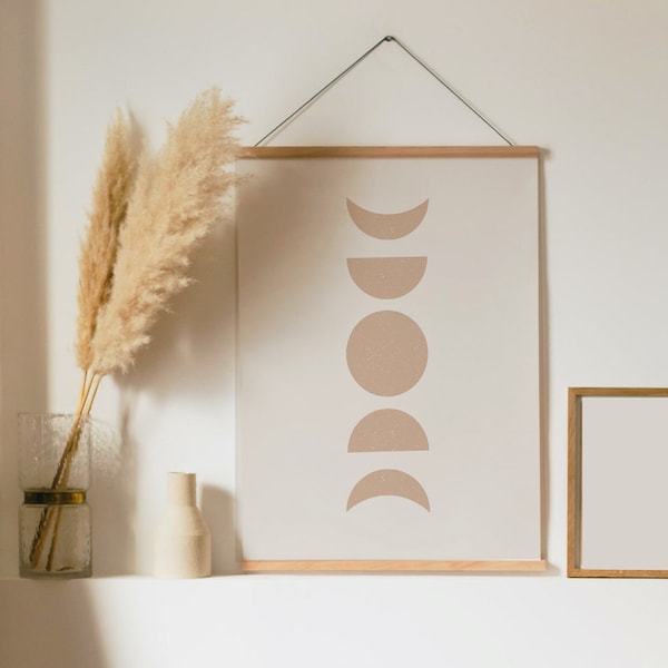 Moon Phases Print - Etsy