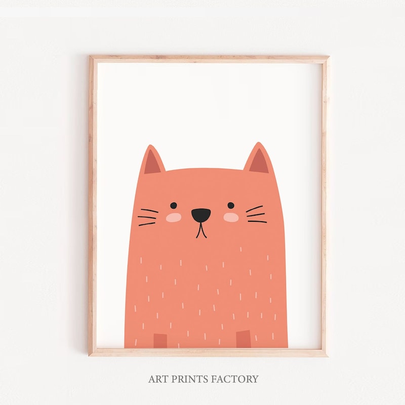 Cat Print - Etsy