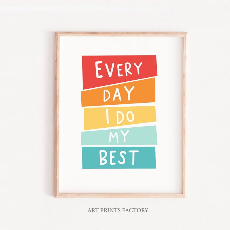 Doing Your Best Poster - Etsy
