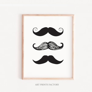 Mustache Decor - Etsy