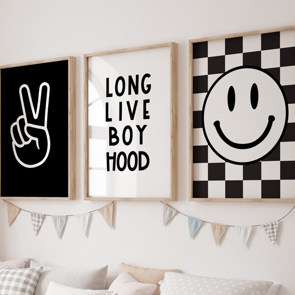 Boys Room Poster - Etsy