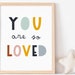 Digital Download You Are Loved Neutral Colors Nursery | Etsy