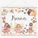 FAIRY PRINT Custom Name, Secret Fairy Garden, Girls Art Print , Girls ...
