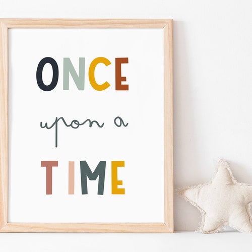 Once Upon a Time Nursery Printables Girls Room Art Boys - Etsy