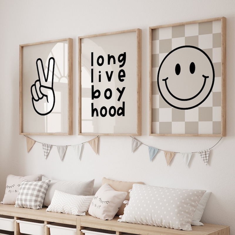 Boy Wall Art - Etsy