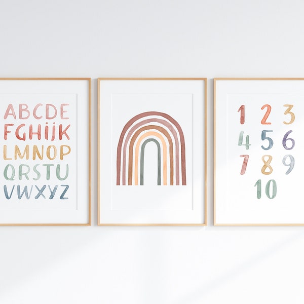 Alphabet Poster - Etsy