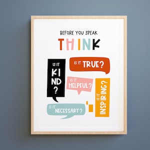 Classroom Prints, Playroom Posters: Kids Mindfulness,kids Wall Art ...