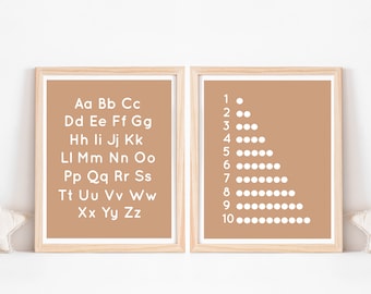 123 Chart Print - Etsy