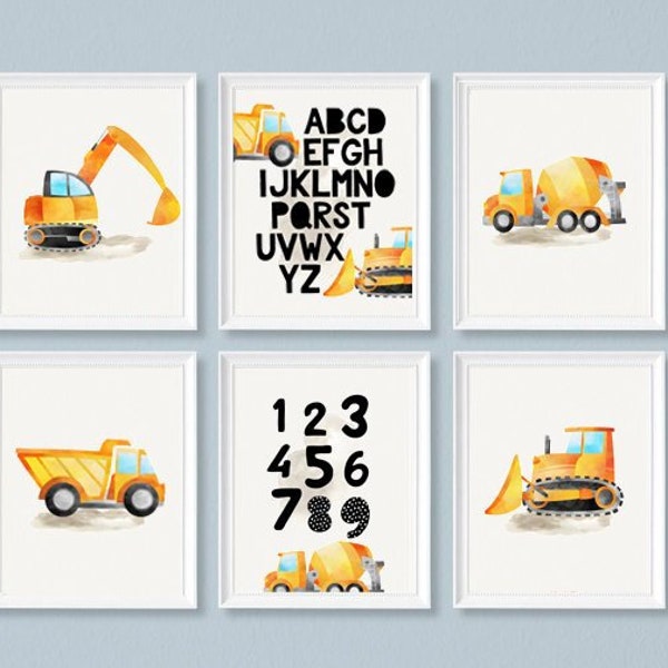 Construction Nursery - Etsy