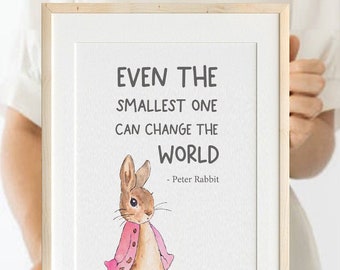 Peter Rabbit Quote | Etsy