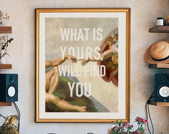 Creation of Adam Wall Art | Etsy