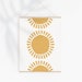 Modern Sun Art Print Abstract Sun Wall Art Sun Rays Mustard - Etsy