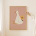 Silly Goose Wall Art, CUSTOM Goose Poster, Girl Nursery Decor, Farm ...
