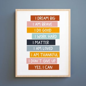 Inspirational Posters, 30 PRINTABLES,| Homeschool Decor, Montessori Art ...