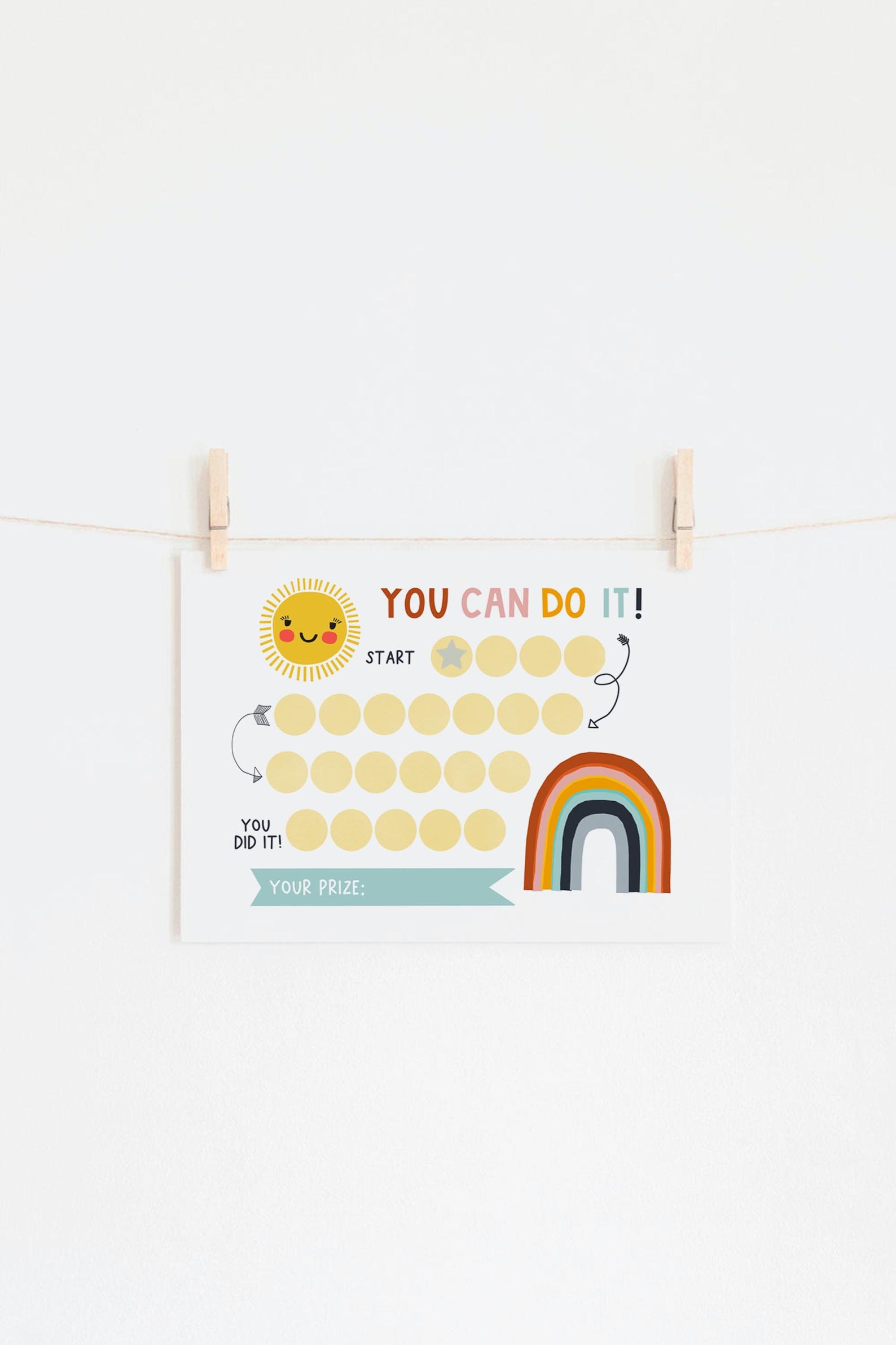 Printable Rainbow Reward Chart REWARD Sticker Chart Kids - Etsy UK