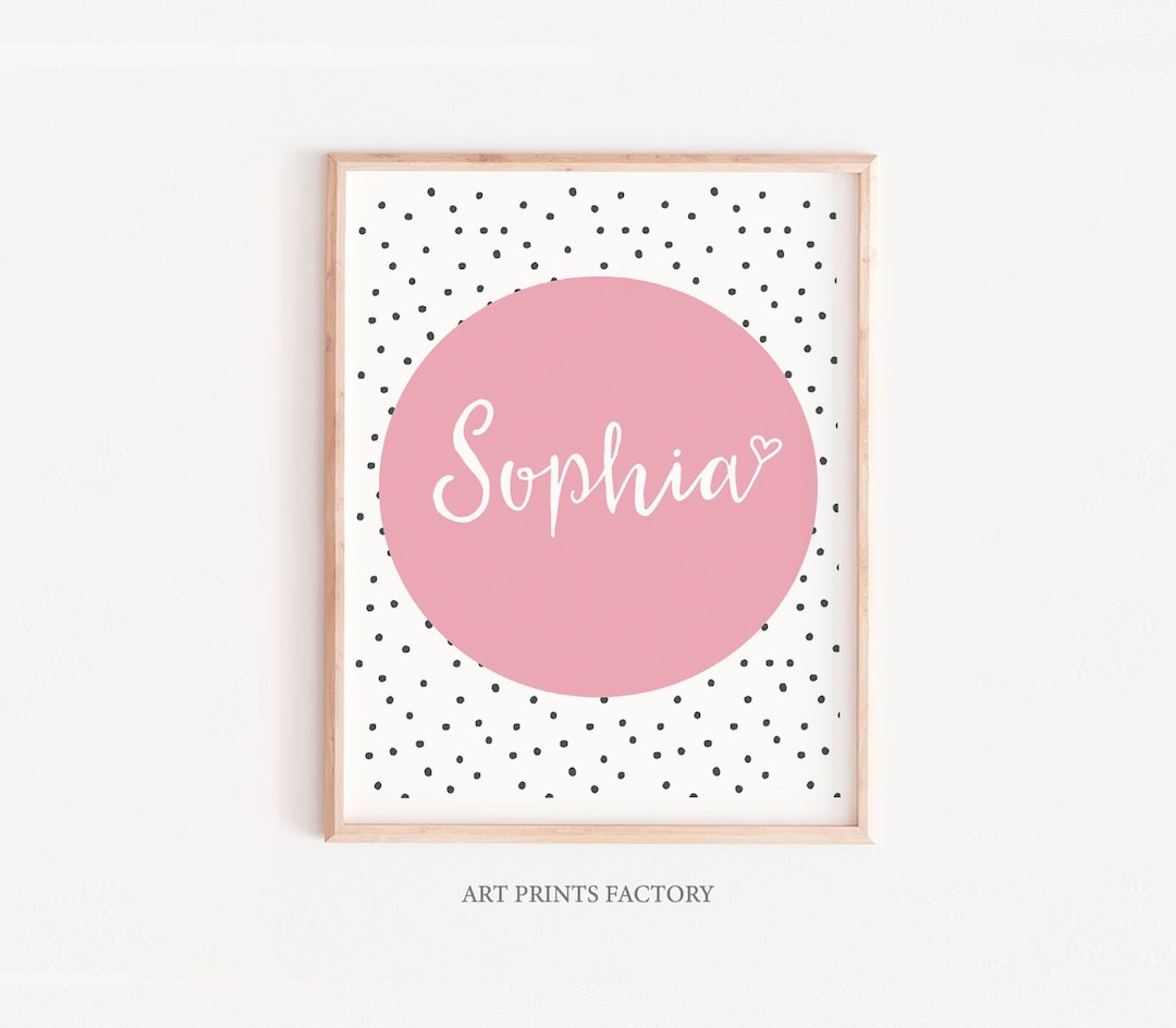 Custom Name, Custom Name Print, DIGITAL Nursery Art, Custom Printable ...