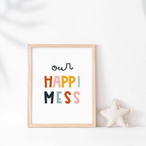 HAPPIMESS Print, Funny Wall Are Print, Motivational Playroom Kids Room ...