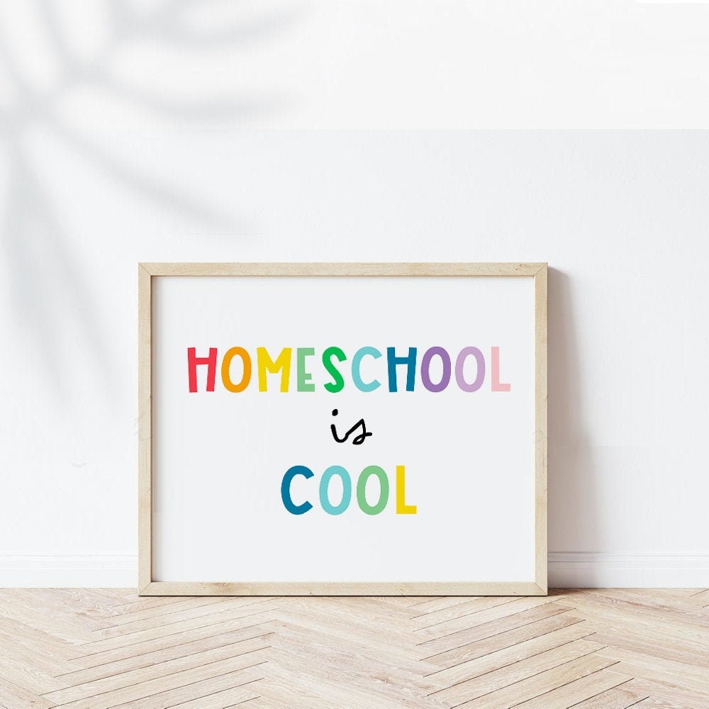 Homeschool PRINTS Kids Posters Room Decor Homeschool Wall - Etsy