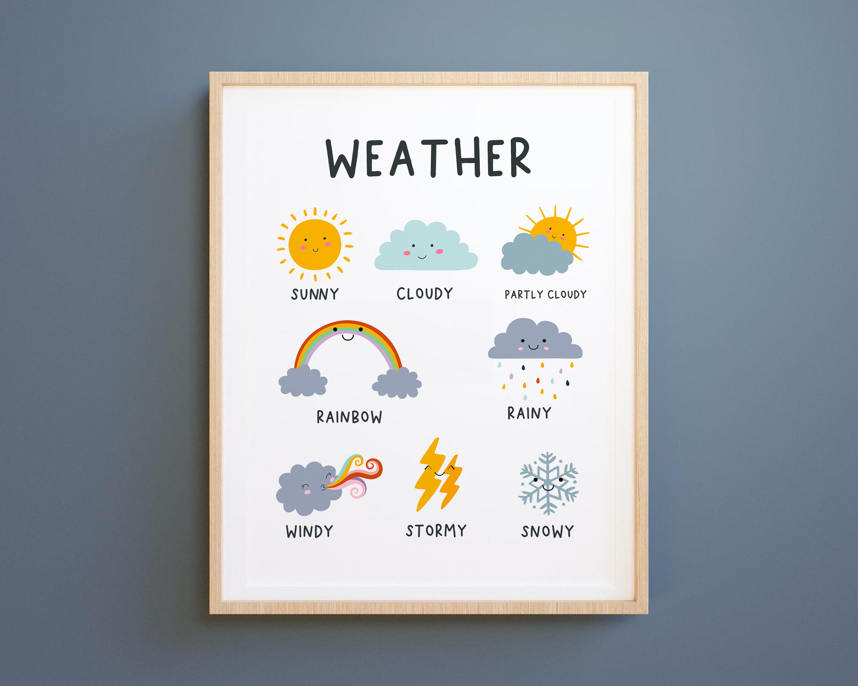 Weather Chart education Printable Homeschool Resources - Etsy Canada