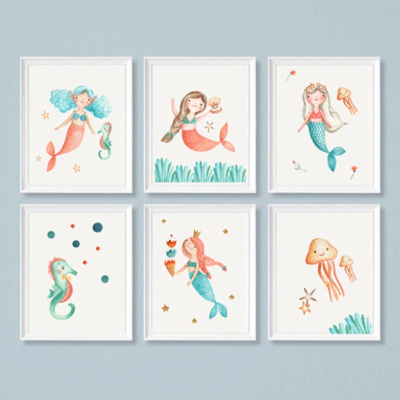 Mermaid Nursery - Etsy