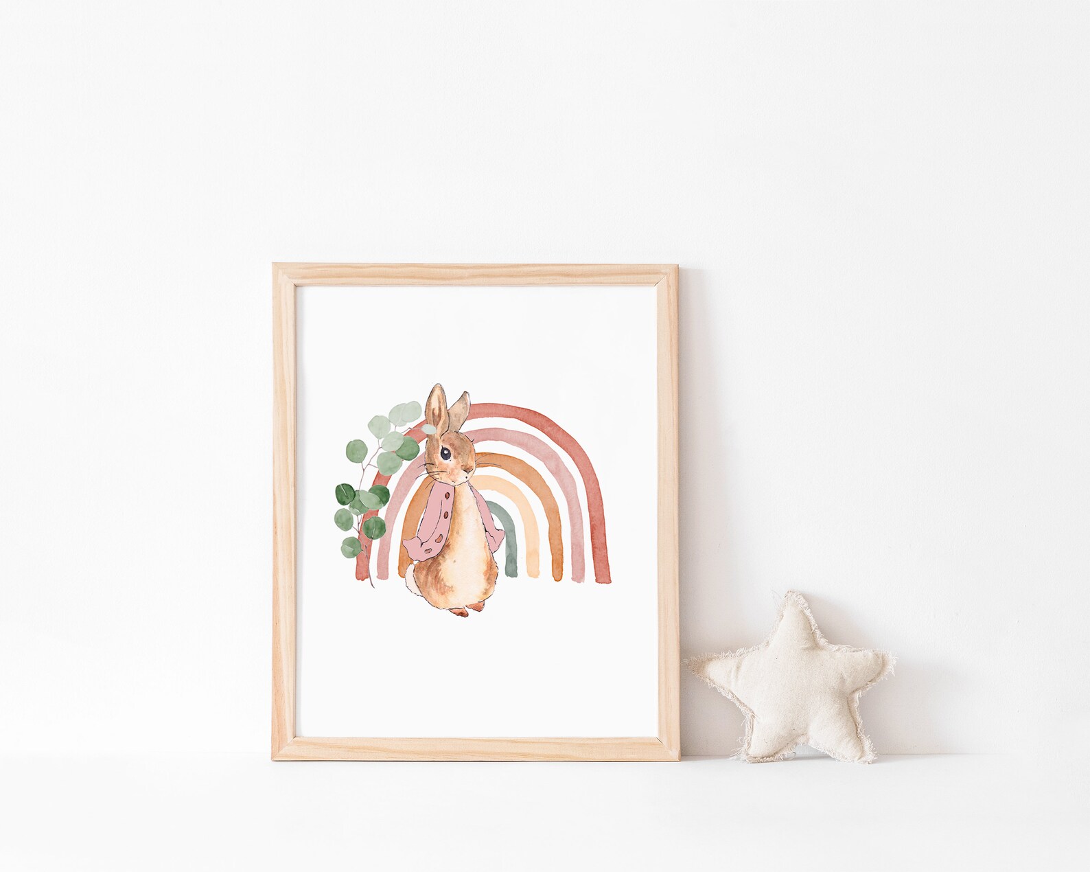 Peter Rabbit Nursery Prints Rainbow Nursery Print Peter Rabbit Nursery ...